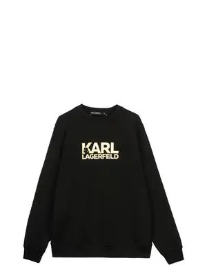 Karl Lagerfeld Logo-Print Sweatshirt Black