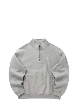 Nike Quarter Zip Fleece Sweatshirt - Grey