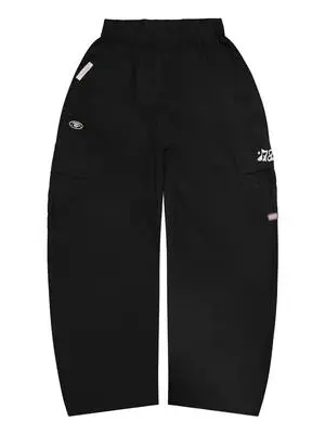 AAPE BY *A BATHING APE Embroidered Cargo Trousers - Black