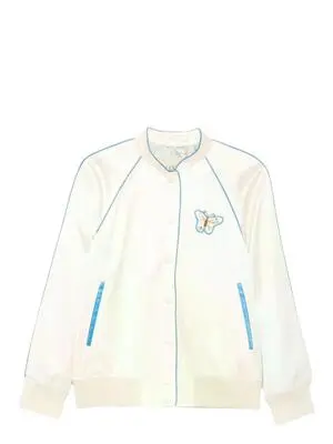 Valentino Garavani Embroidered Bomber Jacket - Neutrals