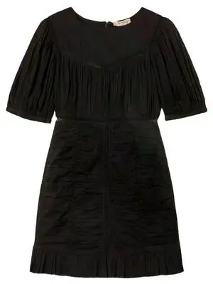 TWINSET Gathered Mini Dress - Black