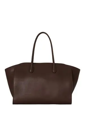 THE ROW Marlo 14 Tote Bag - Deep Brown