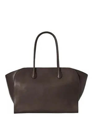 THE ROW Marlo 14 Tote Bag Walnut Shadow