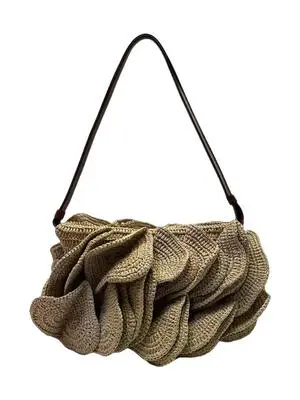 Farm Rio Raffia Shoulder Bag - Neutrals
