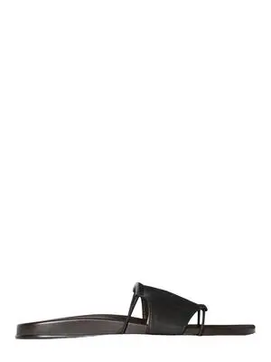 THE ROW Vivienne Slide Black