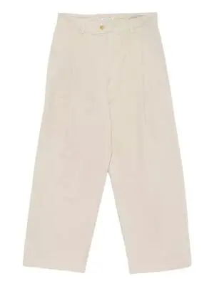 CARTER YOUNG Straight Leg Trousers - Neutrals