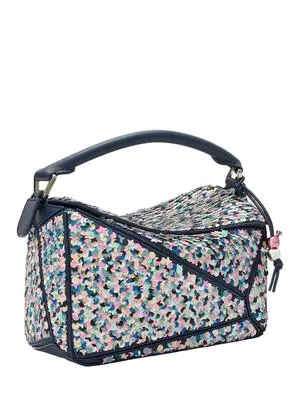Loewe LOEWE Puzzle 10 Confetti Bag Multicolor