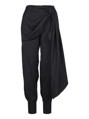 Johanna Ortiz Wide-leg Pants - Black