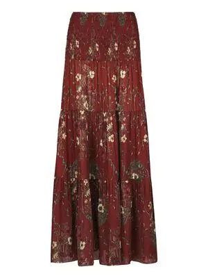 JOHANNA ORTIZ Silk Maxi Skirt