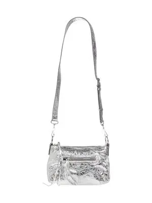 Balenciaga Mini Le City Moto Tote Bag - Silver