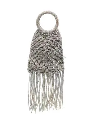 TWENTY FOURHAITCH Maronti Tote Bag - Silver