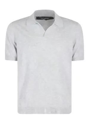 Tagliatore Polo-collar T-shirt - Grey