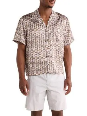 RIZORT Fiz Camp Shirt - Blue