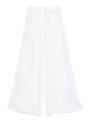 FORTE_FORTE Button-fastening Trousers - White