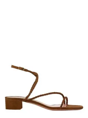 AQUAZZURA Luca Strap Sandals - Brown