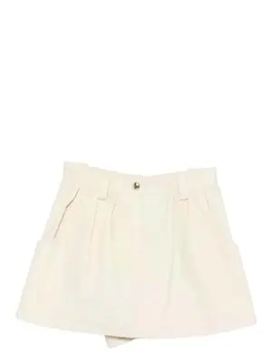 Maje Side-pocket Shorts - Neutrals