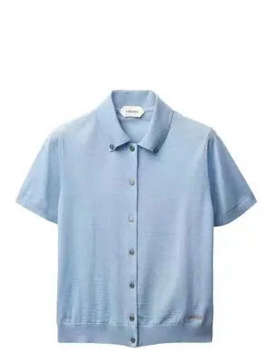 Versace Buttoned Cardigan - Blue