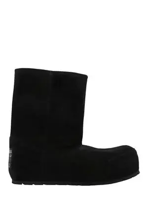 Balenciaga Toe Leather Sneakers - Black