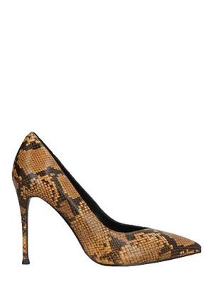 TOSCA BLU TOSCA BLU Snakeskin-Print Stiletto Pumps Mustard