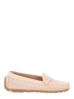 BALDININI Leather Driving Loafers - Blush