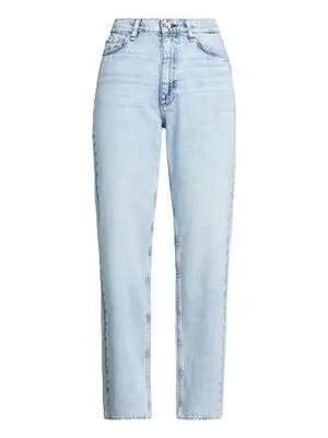 Rag & Bone Cotton Mom Jeans - Blue