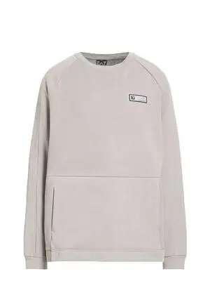 EA7 Fleece Sweatshirt With Logo - Grey