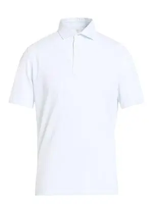 Brunello Cucinelli Man Polo Shirt Apricot Size M Cotton, Linen Sky Blue