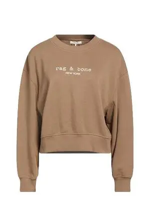 Rag & Bone Cotton-elastane Sweatshirt - Beige