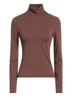 Rag & Bone Long Sleeve Turtleneck Top - Brown