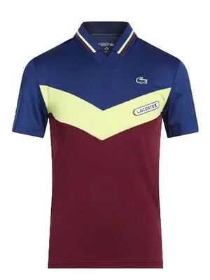 Lacoste T-shirt Size Recycled Polyester, Elastane - Navy