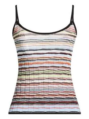 Missoni Knitted Tank Top - Blue