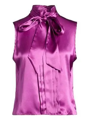 REALLY WILD Silk Bow Blouse