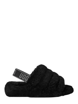 UGG Fluff Yeah Slide Black/dark Shadow