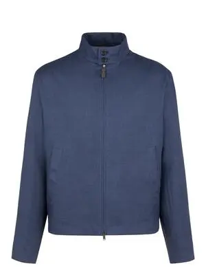 TOD'S Linen Jacket - Blue