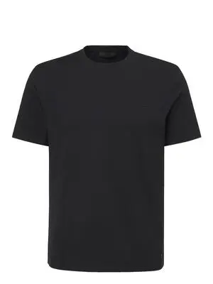 Prada Cotton-blend Jersey T-shirt - Black