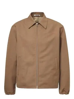 Auralee Wool Blouson Jacket - Brown