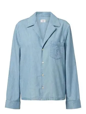 SAINT LAURENT Cassandre Denim Shirt
