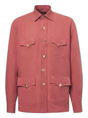 Rubinacci Field Jacket - Burgundy