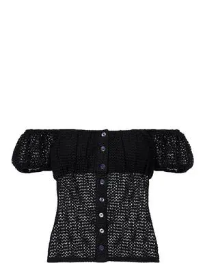MONTCE Millie Crochet Top - Black
