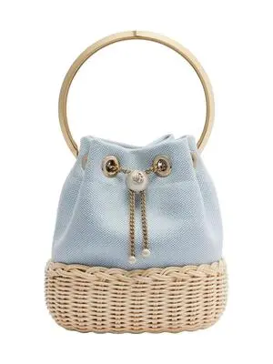 JIMMY CHOO Bon Bon Bucket Bag - Blue