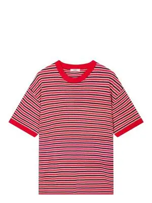 STUDIO TOMBOY Striped Short Sleeve T-shirt Red