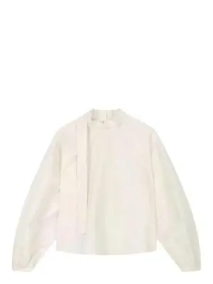 STUDIO TOMBOY High-Neck Long-Sleeve Blouse