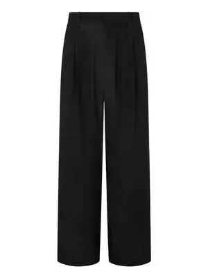 STUDIO TOMBOY Pleated Basic Trousers - Black