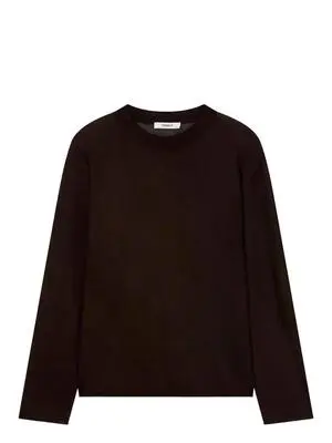 STUDIO TOMBOY Relaxed-Fit Pullover Sweater Brown