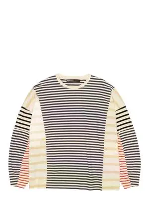 Bimba Y Lola Striped Long Sleeve T-shirt - Blue