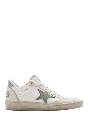 GOLDEN GOOSE Low Top Sneakers With Star Patch - White