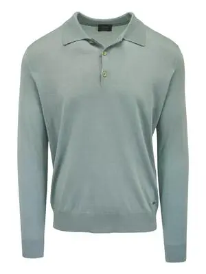Brioni Buttoned Polo Shirt - Green