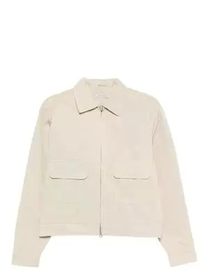 CARTER YOUNG Zip-up Pocket Jacket - Neutrals