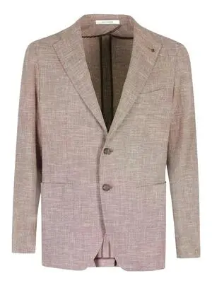 Tagliatore Button Blazer Neutrals