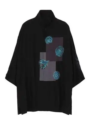 YOHJI YAMAMOTO POUR HOMME Shoulder Cutout Coat - Black